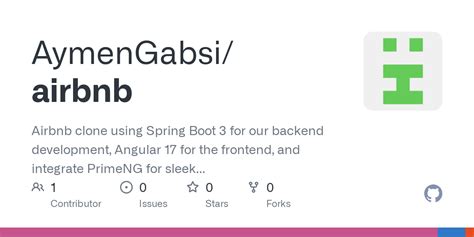 Github Aymengabsiairbnb Airbnb Clone Using Spring Boot 3 For Our Backend Development