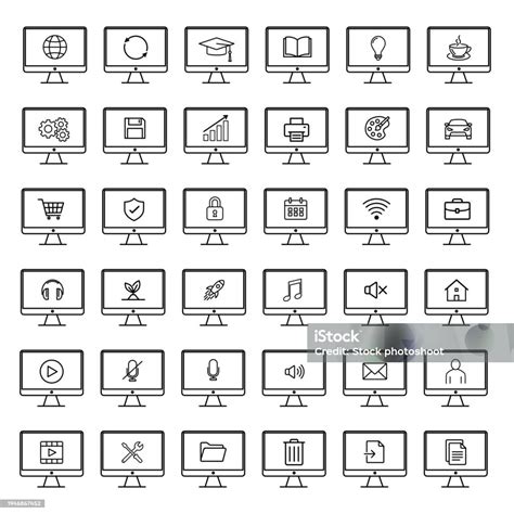 computer icons stock illustration download image now business communication computer istock