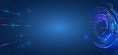 추상적인 기술 통신 벡터 삽화 프레젠테이션을 위한 미래 지향적인 디자인 하이테크 컴퓨터 디지털 기술 개념 다양한 기술 요소가