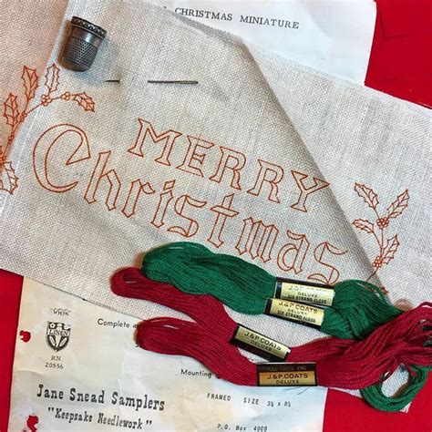 Notice The Snead Sampler Label Vintage Christmas Samplers Christmas