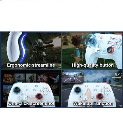 Buy Wireless N S Switch Controller Turbo Vibration Motion Control Macro Button New Online At