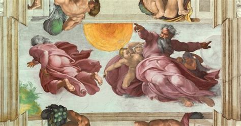 Michelangelo Drawing Sistine Chapel