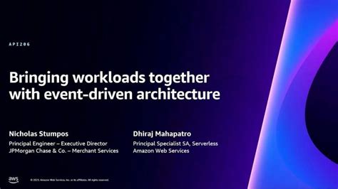 dhiraj mahapatro on linkedin aws re invent 2023 bringing workloads together with event driven…
