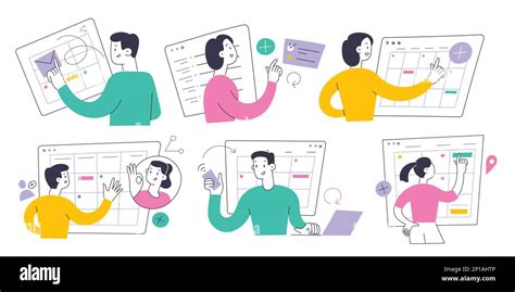 People Use Digital Calendar Manage Plans Tasks Events And Appointments Weekly Scheduling