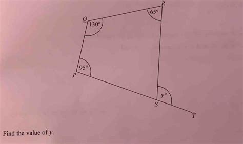 Solved R Find The Value Ofy Geometry