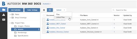 Autodesk Bim 360 Docs Receives File Links Aec Scene