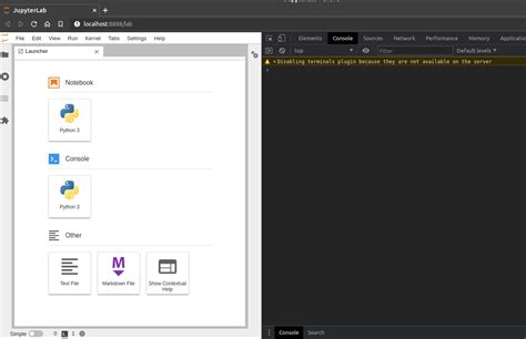 Terminal Not In Launcher After Install Jupyterlab Jupyter Community Forum