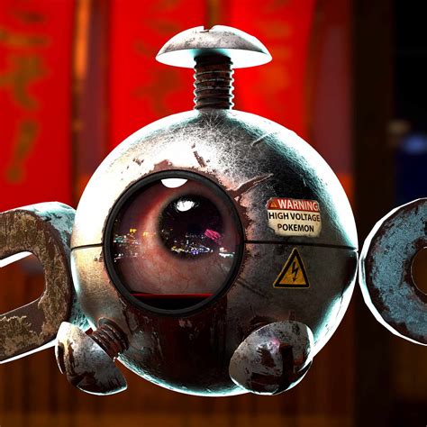 Magnemite From Pokemon Zbrushcentral