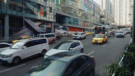 4k重庆密集行驶的车辆车流城市交通街景实拍视频特效素材 千库网