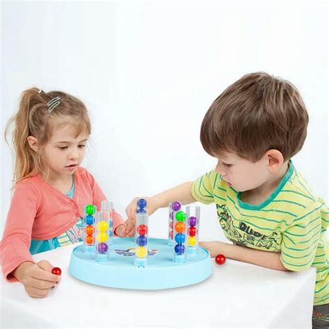 컬러 매칭 장난감 대화형 다채로운 구슬 유치원 학습 활동 수학 교육 몬테소리 감각 훈련 학습 및 교육