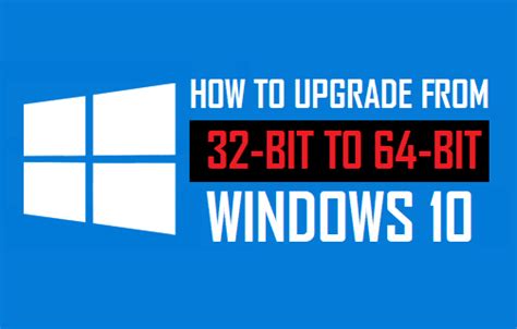 How To Upgrade From Bit To Bit Windows Techbout
