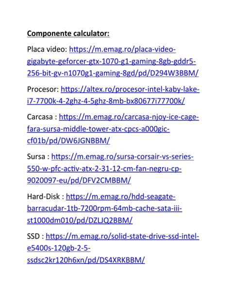 Componente Calculator Pdf