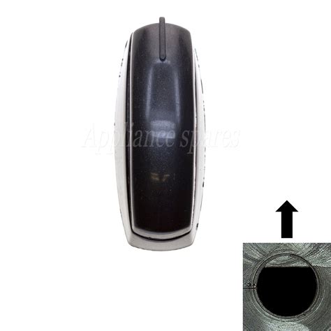 Defy Oven Black Grey Knob