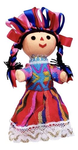 Muñeca Otomi Lele 20 Cm Fina Artesanía Mexicana 09 Amarillo Muñeca Lele