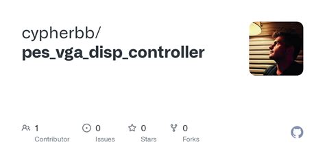 Github Cypherbb Pes Vga Disp Controller