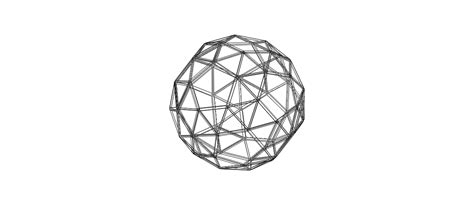 Stl File Wireframe Shape Snub Dodecahedron 📐 Obj 3mf And Step ・3d