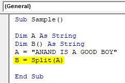VBA Split Function How To Use Excel VBA Split Function