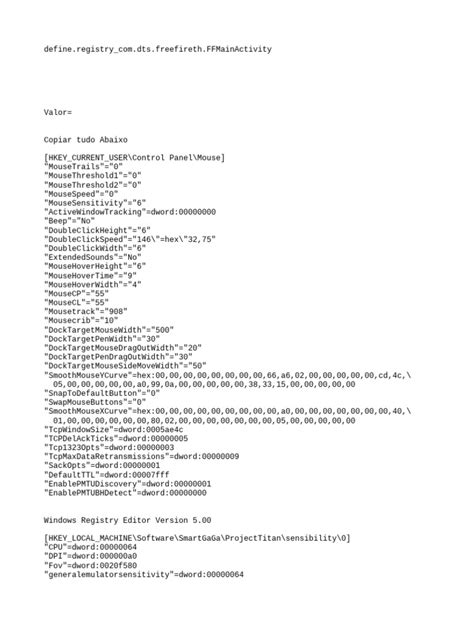 Regedit Pdf Windows Registry Computer Architecture