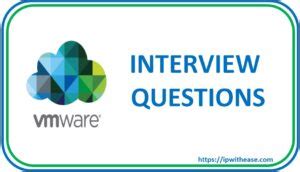 Scenario Based VMware Interview Questions Answers IP With Ease