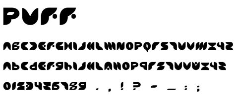 Puff Free Font Download Font Supply