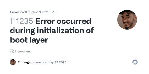 Error Occurred During Initialization Of Boot Layer · Issue 1235