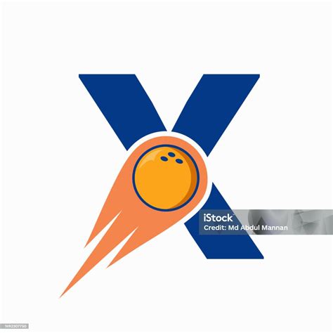 문자 X 볼링 로고 빨간색 움직이는 공 아이콘이 있는 볼링 공 기호 볼링 핀에 대한 스톡 벡터 아트 및 기타 이미지 볼링 핀 일러스트레이션 Championship