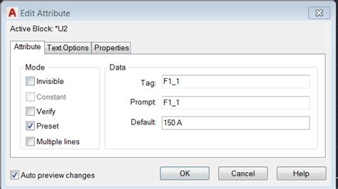 Solved Attribute Default Value Autodesk Community
