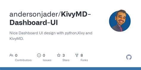 Github Andersonjaderkivymd Dashboard Ui Nice Dashboard Ui Design With Pythonkivy And Kivymd