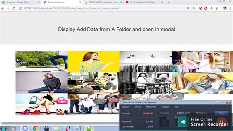 Display Image From Folder And Open In Modal Phpmysql Ajax Youtube