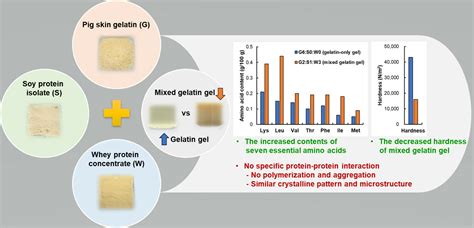 Physicochemical Properties Of Mixed Gelatin Gels With Soy And Whey Proteins