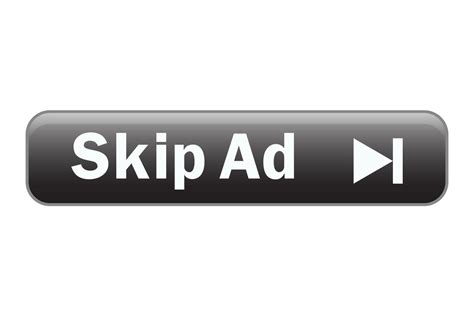 Skip Ad Button Video Block Icon For Advertising App Template For Interface Vector 28831249