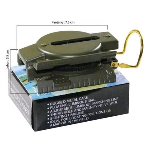 Jual Penjualan Terpercaya Dhaulagiri Kompas Compass Lensatic Bidik