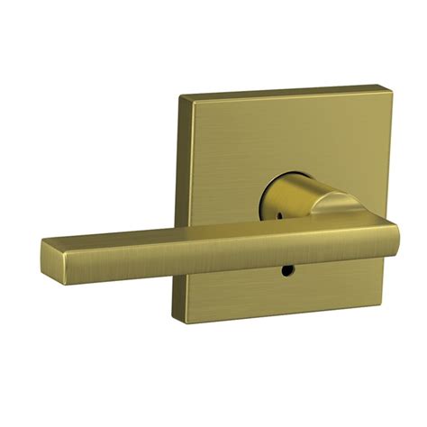 Schlage Custom Latitude Passage And Privacy Lever With Collins Trim