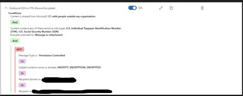 Dlp Exception For Permission Controlled Not Working Microsoft Purview Rms Template