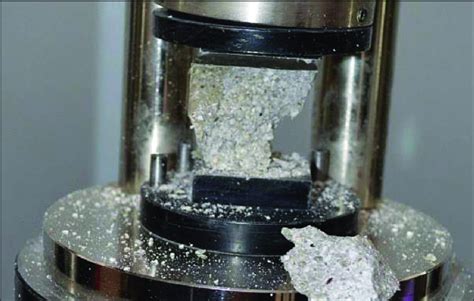 Composite Sample During The Compression Strength Test Download Scientific Diagram