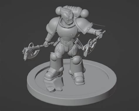 🛰 Space Marine・ Stl File For 3d Printing・cults