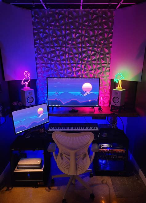My Synthwave Music Setup Battlestations