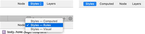 Web Inspector Styles Sidebar Improvements Webkit