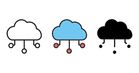 Premium Vector Cloud Computing Vector Icon