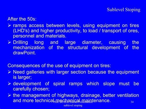 Sublevel Stoping Underground Mining Methods Pdf Geology Science