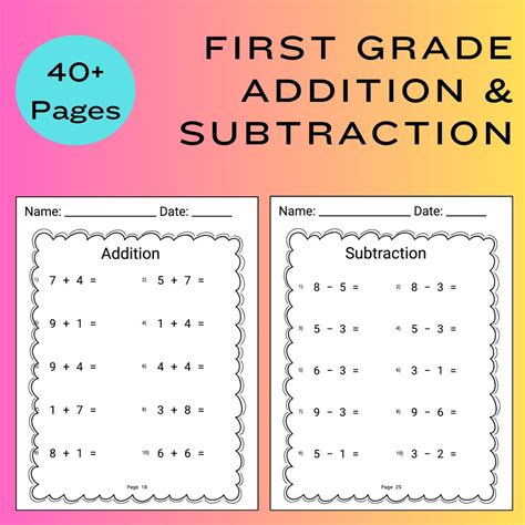 8 Subtraction Worksheets For First Through Third Graders Worksheets Library