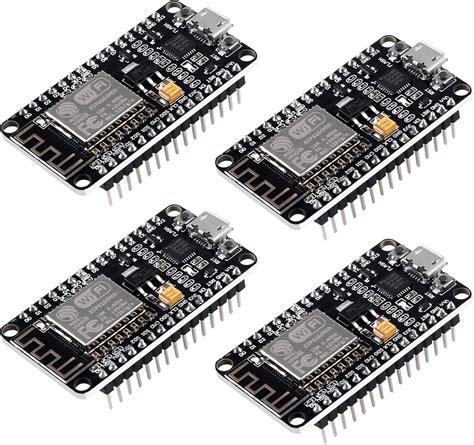 Melife 4pcs Esp8266 Nodemcu Cp2102 Esp 12e Wifi Internet
