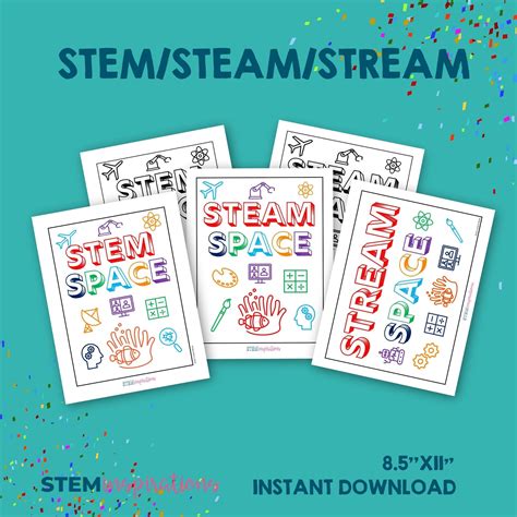Stem Classroom Posters Stem Classroom Decor Elementary Class Room Bulletin Boards Makerspace