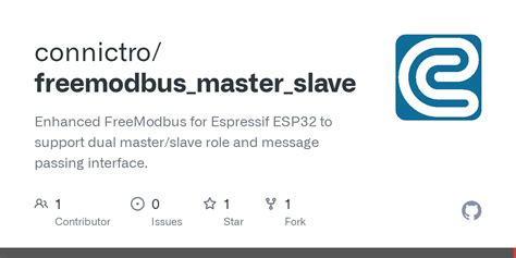 Github Connictrofreemodbusmasterslave Enhanced Freemodbus For Espressif Esp32 To Support