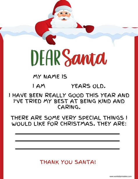Dear Santa Letter Samples