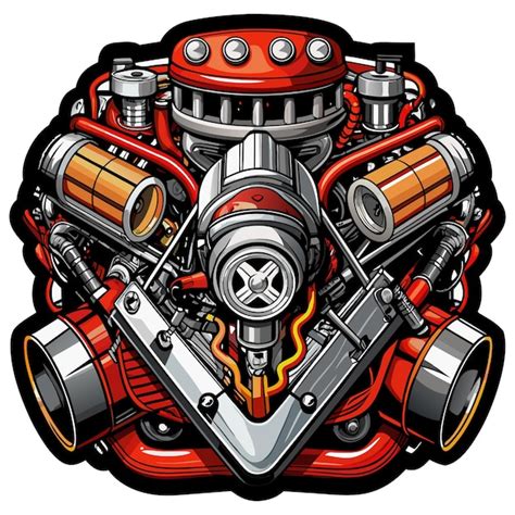 Premium Vector Car Engine Vector