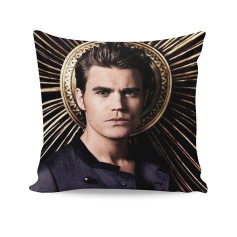 🎉 Almofada Paul Wesley Foto Rosto Vampire Diaries Stephan Decora Decora Geek