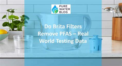 Do Brita Filters Remove Pfas Real World Testing Data Water Treatment