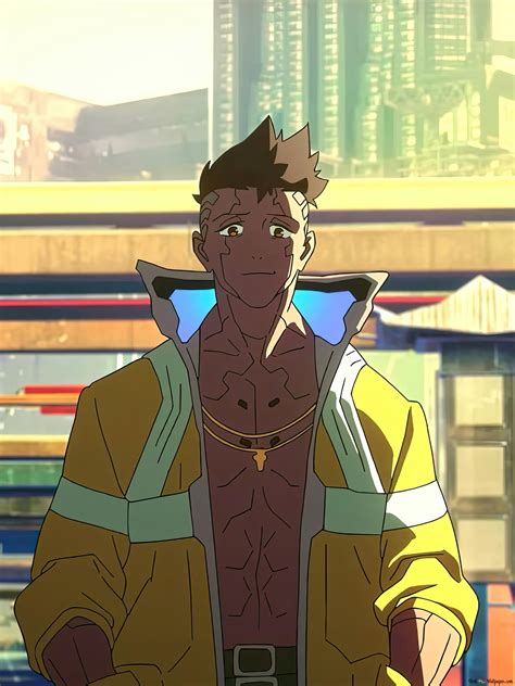 David Art From Cyberpunk Edgerunners Anime 4k Wallpaper Download