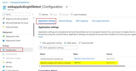 How Do I Load Mount My Config Yaml File When Starting Azure App Service Container Stack Overflow